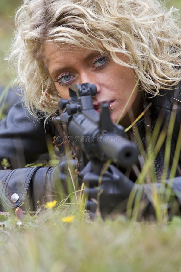 11+ Woman machine gun Free Stock Photos - StockFreeImages