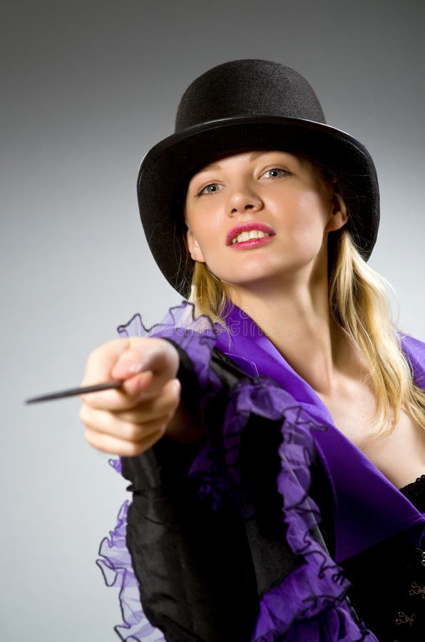 145 Female Magician Doing Tricks Stock Photos - Free & Royalty-Free ...