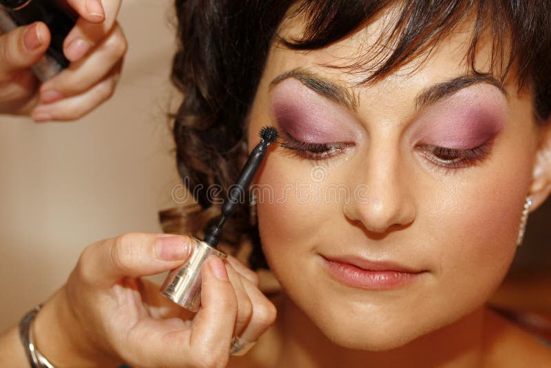 Woman makeup stock photo. Image of glamorous, beautiful - 16329596