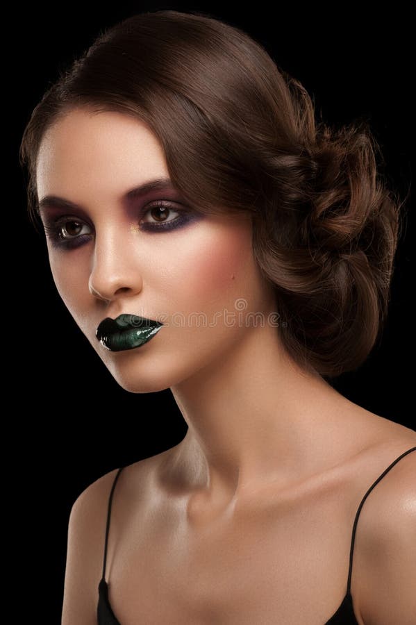 Woman with makeup stock photo. Image of head, adult, attractive - 27990148