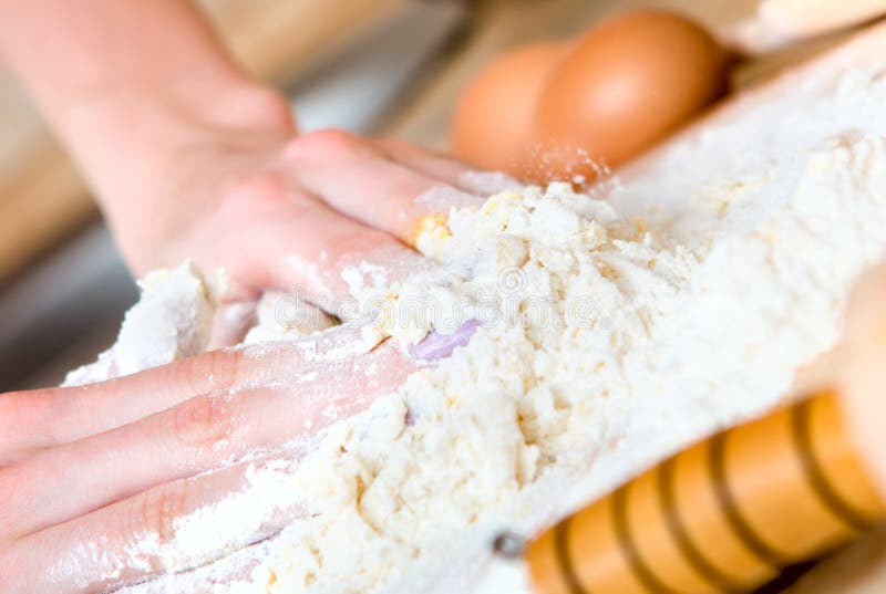 Woman making cake stock image. Image of preparation, food - 5197575