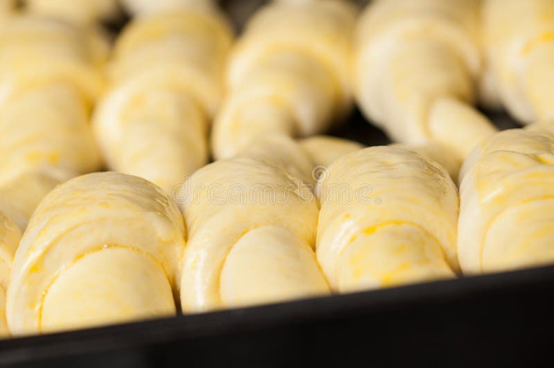 Woman Making Dought.Dought for Pizza and Bread and Roll Stock Image ...