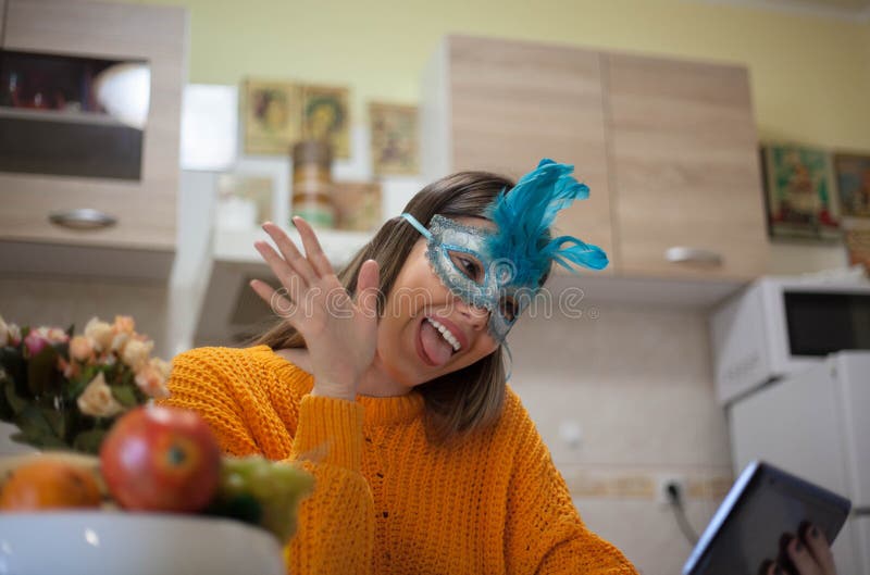 Say hello to camera! stock photo. Image of horizontal - 140516694