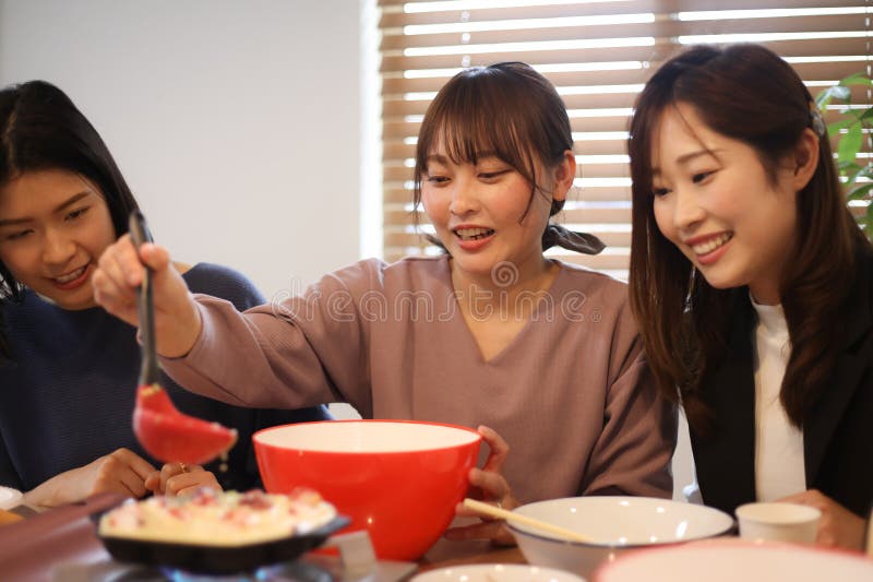 Woman Making Japanese Takoyaki Stock Image - Image of mama, japan ...