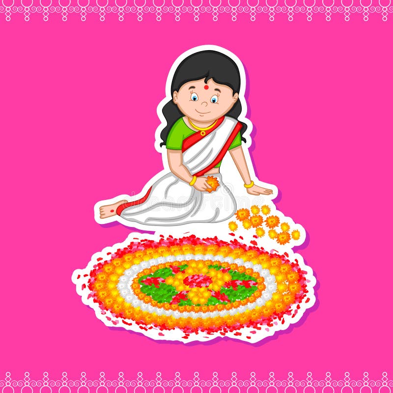 Making Rangoli Stock Illustrations – 212 Making Rangoli Stock ...