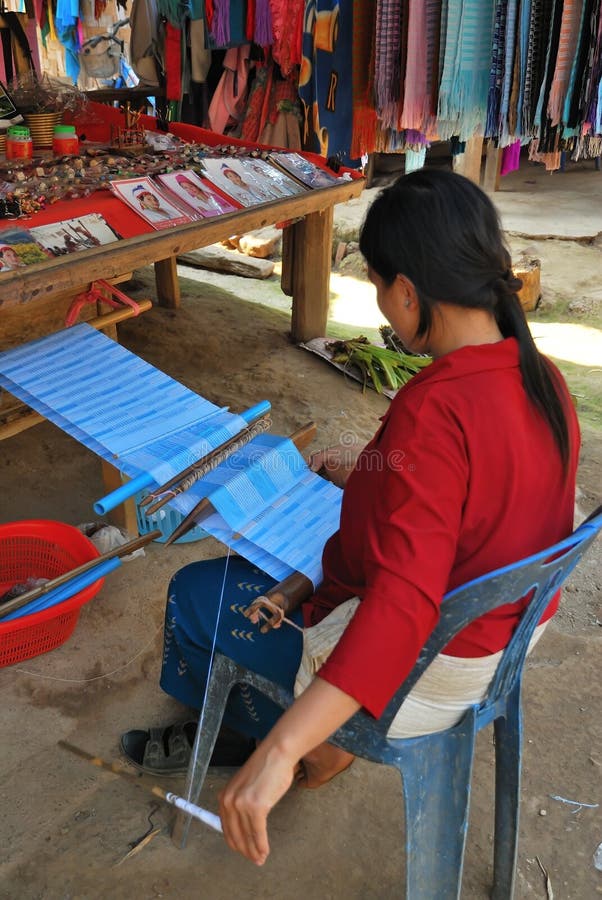 Woman Making Traditional Clothing Editorial Stock Image - Image of ...