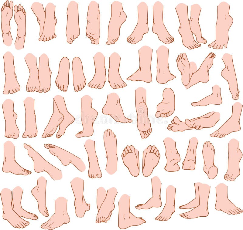 Drawing Feet Reference