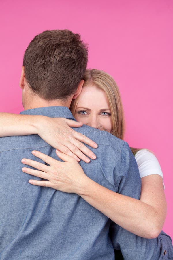 Woman and Man Hugging stock image. Image of girlfriend - 22956007