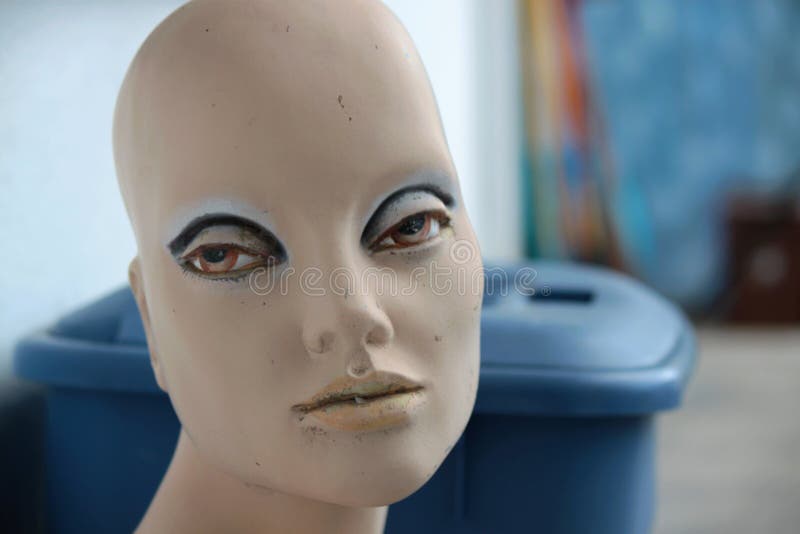 Woman mannequin stock image. Image of sculpture, makeup - 72838311