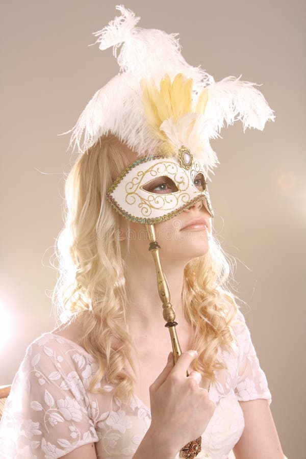 Woman with mask stock image. Image of fashion, elegant - 10875485