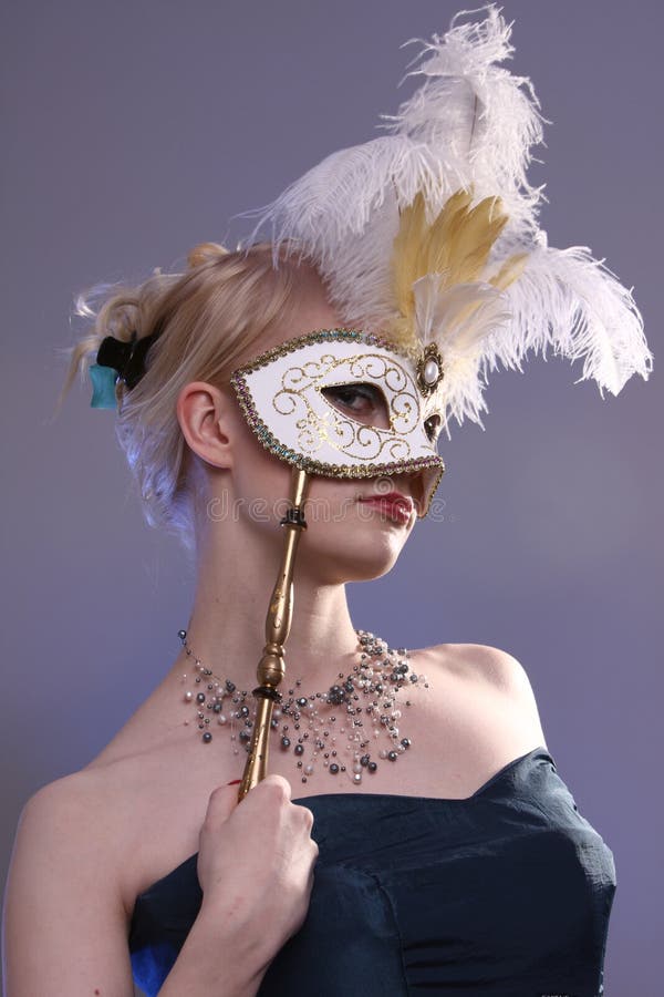 Woman with mask stock photo. Image of makeup, elegant - 7858310