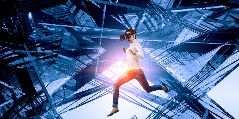 Future of Virtual Technology. Mixed Media Stock Photo - Image of gaming ...