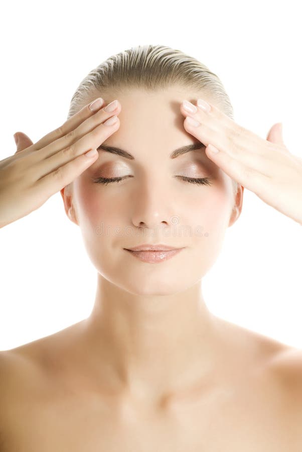 Open minded woman stock photo. Image of empty, power - 17343748