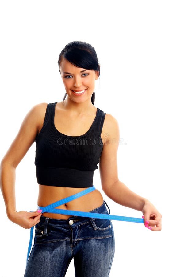 228 Woman Measuring Perfect Shape Beautiful Thigh Stock Photos - Free ...