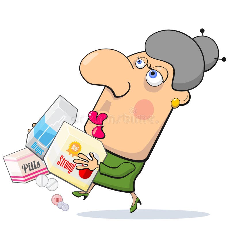 Ill woman stock vector. Illustration of face, disease - 22936181