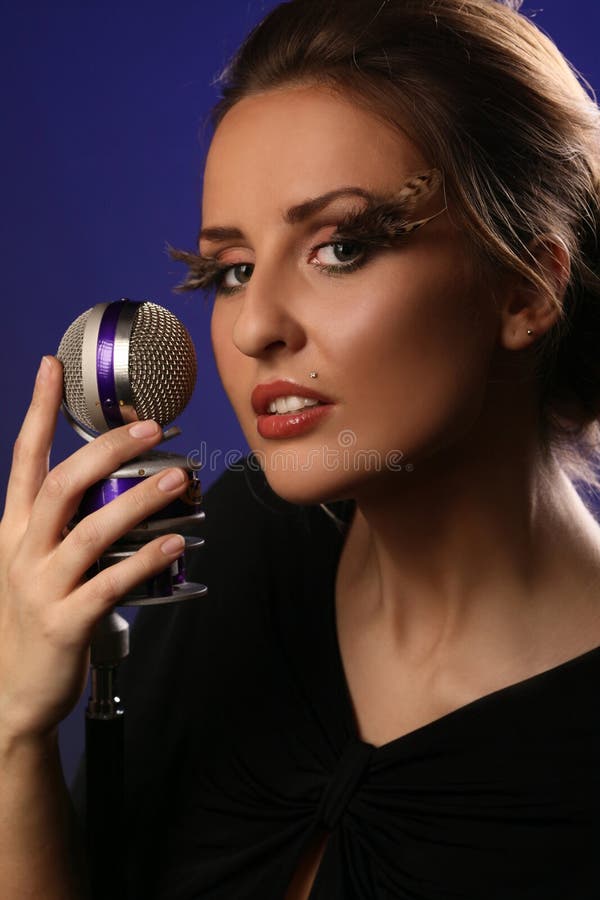 Torch Singer stock photo. Image of legs, talent, feminine - 13712940