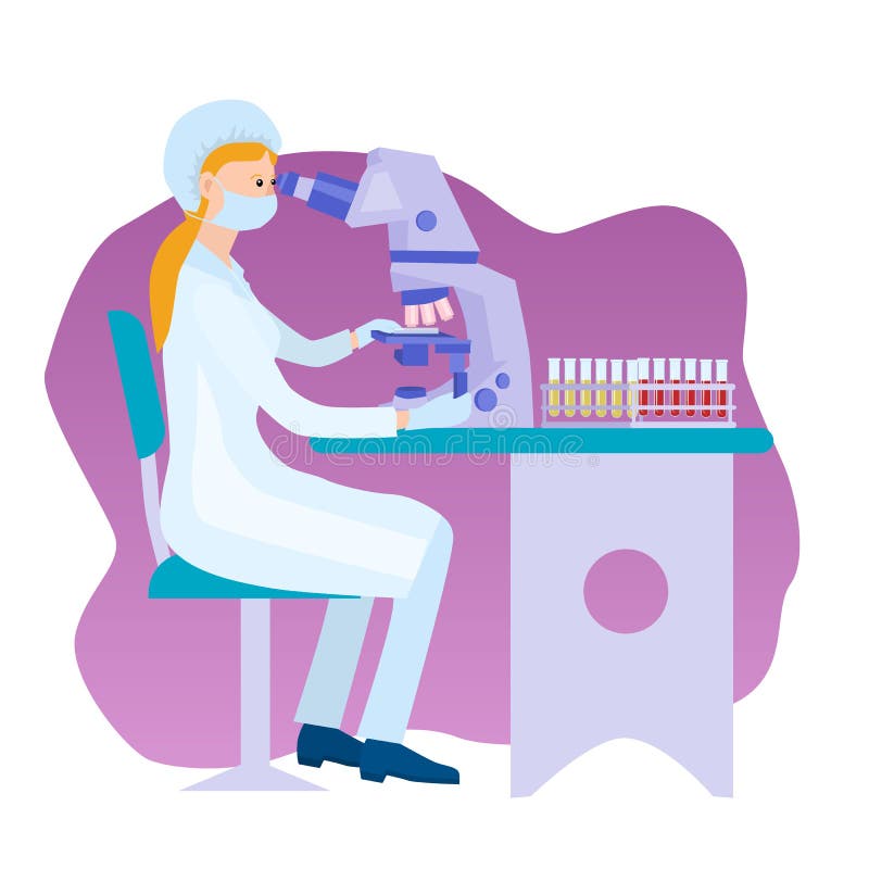 Lab Technician Stock Illustrations – 1,560 Lab Technician Stock ...