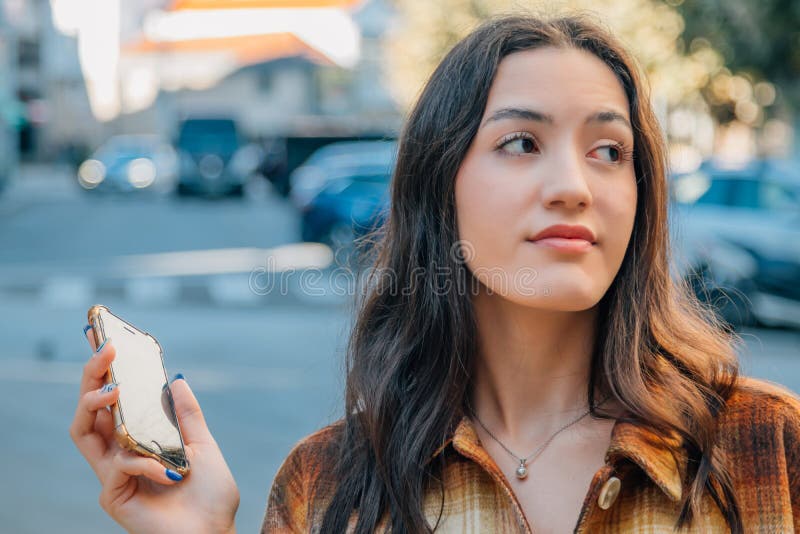 Woman with mobile phone stock image. Image of businesswoman - 262490517