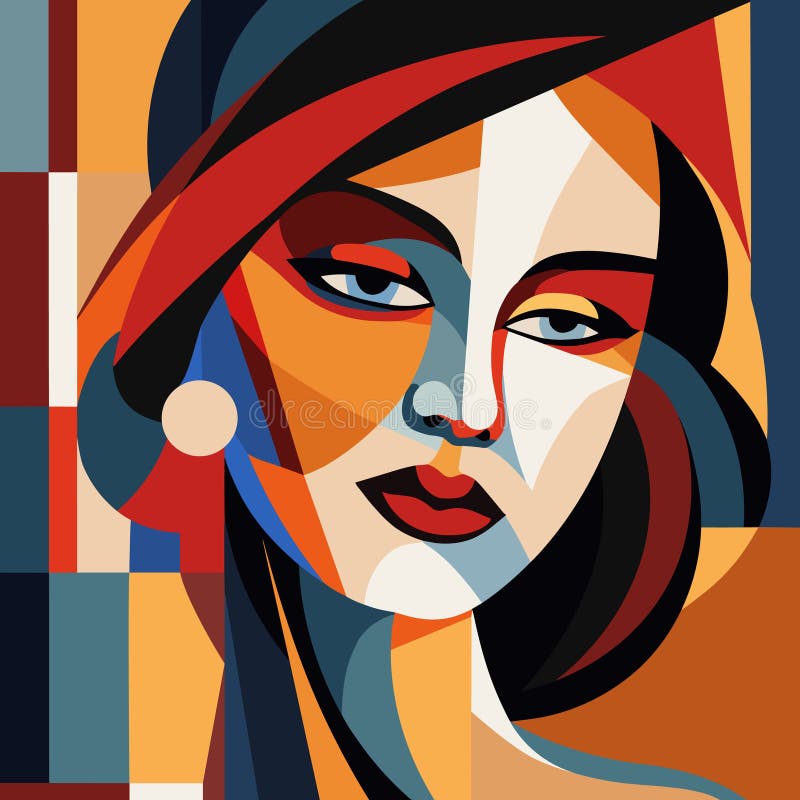 Woman Modern Icon Avatar. Woman Design. Abstract Contemporary Poster ... Woman Modern Icon Avatar. Woman Design. Abstract Contemporary Poster ...