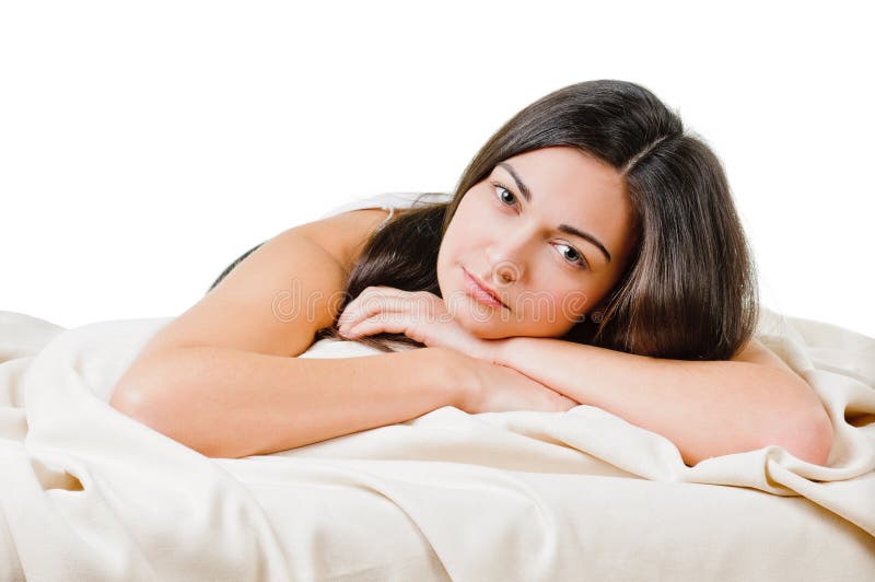 Woman morning stock image. Image of bedtime, lady, isolated - 42091935