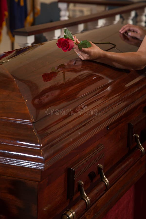 Woman Mourning at Cemetery stock image. Image of graveyard - 2404973