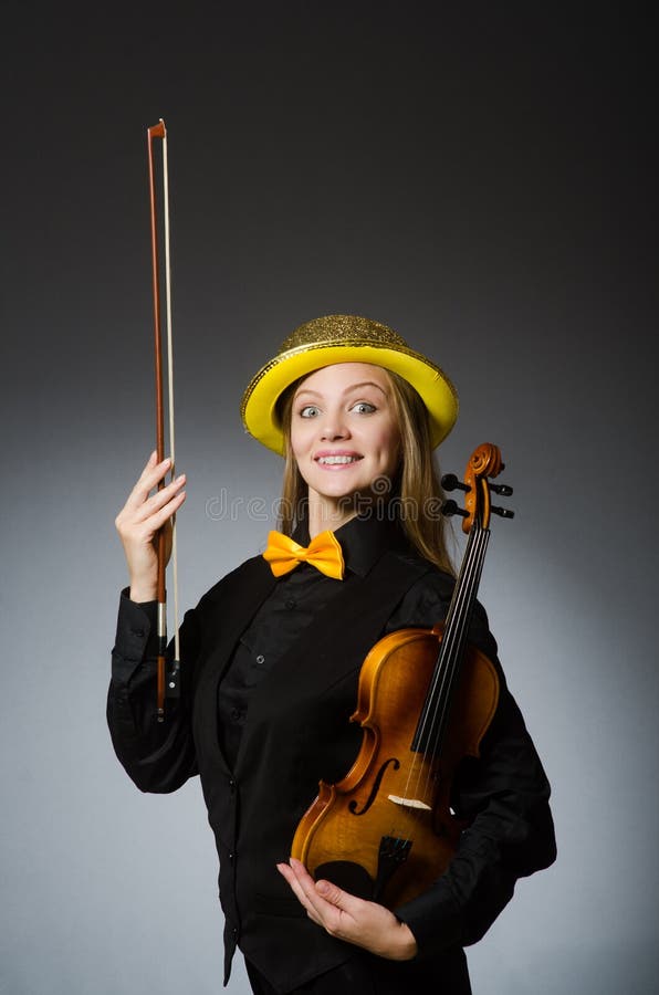 The Woman in Musical Art Concept Stock Image - Image of solo, concerto ...