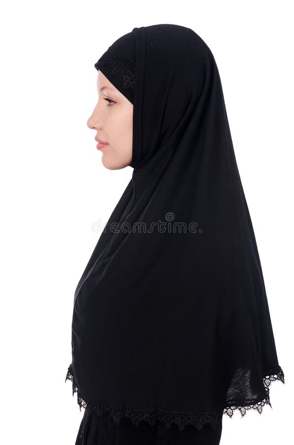 Woman with muslim burqa stock photo. Image of head, beautiful - 34869620