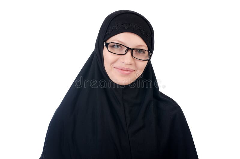 Woman with muslim burqa stock image. Image of islamic - 35070405