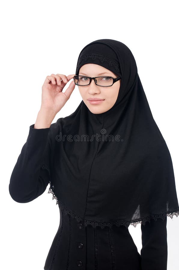 Woman with muslim burqa stock image. Image of eastern - 35070437