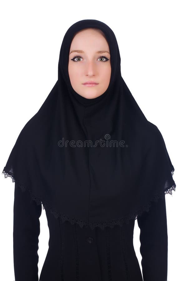 Woman with muslim burqa stock image. Image of hijab, cover - 36975717