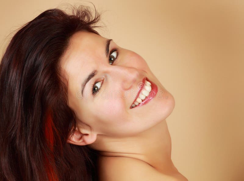 Woman with nice smile stock photo. Image of teeth, closeup - 7379790