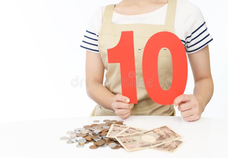 Woman with a number stock image. Image of date, affection - 113010037