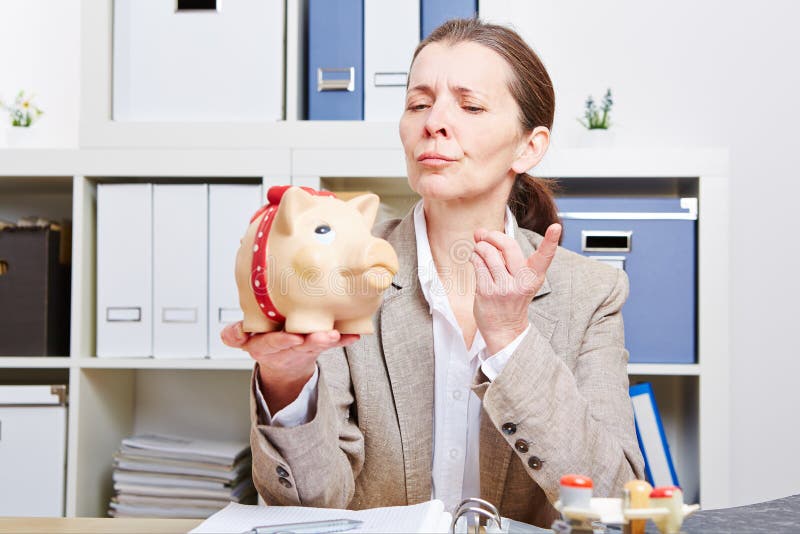 Woman in Office Ranting at Her Stock Photo - Image of money, profession ...
