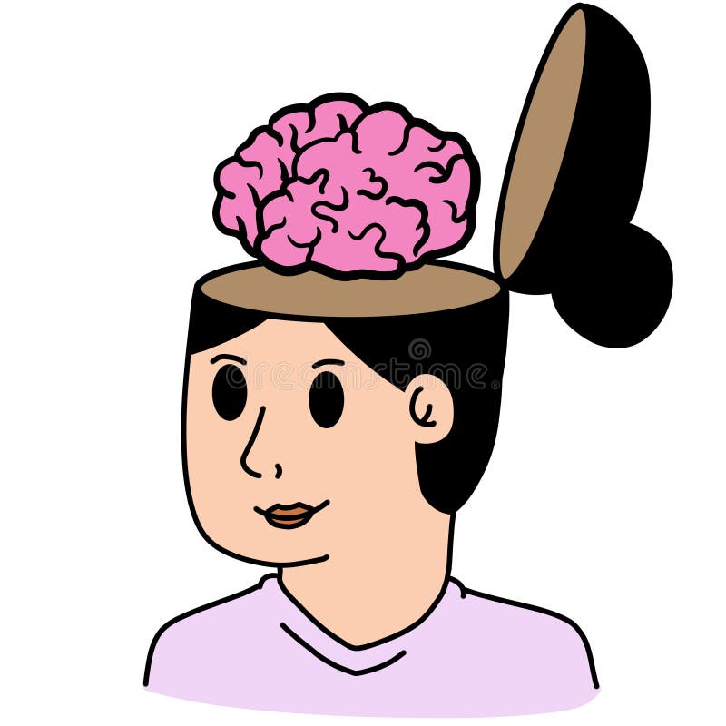 Woman Empty Brain Stock Illustrations – 151 Woman Empty Brain Stock ...