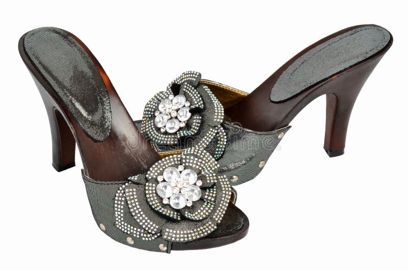 Woman open shoes stock image. Image of profile, high - 46332867