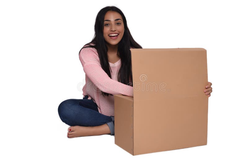 Opening Packages Woman Stock Photos - Free & Royalty-Free Stock Photos ...