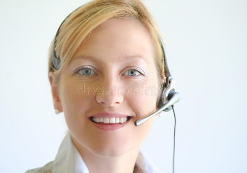 Woman operator stock photo. Image of company, partnership - 2962766