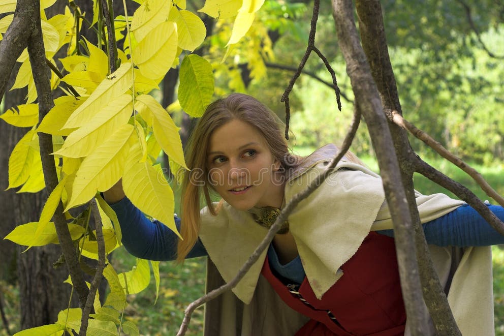 Woman in the park stock image. Image of elegant, lady - 2237477