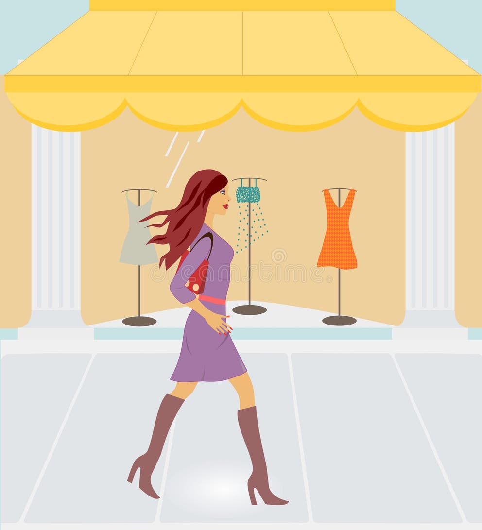 Walking Store Stock Illustrations – 11,765 Walking Store Stock ...