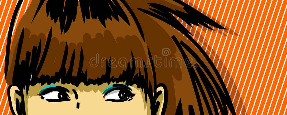 Woman Peeking Drawing Retro Stock Illustrations – 29 Woman Peeking ...