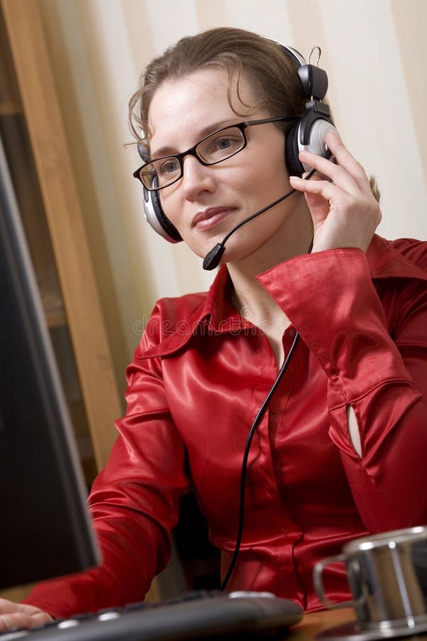 Woman on the phone stock image. Image of phone, people - 6036493