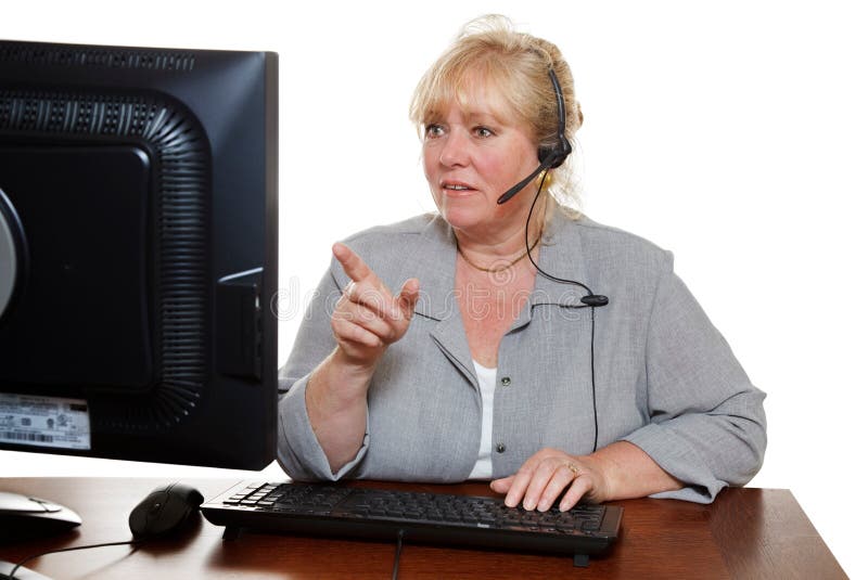 Woman phone assistance stock photo. Image of female, cocked - 20350178