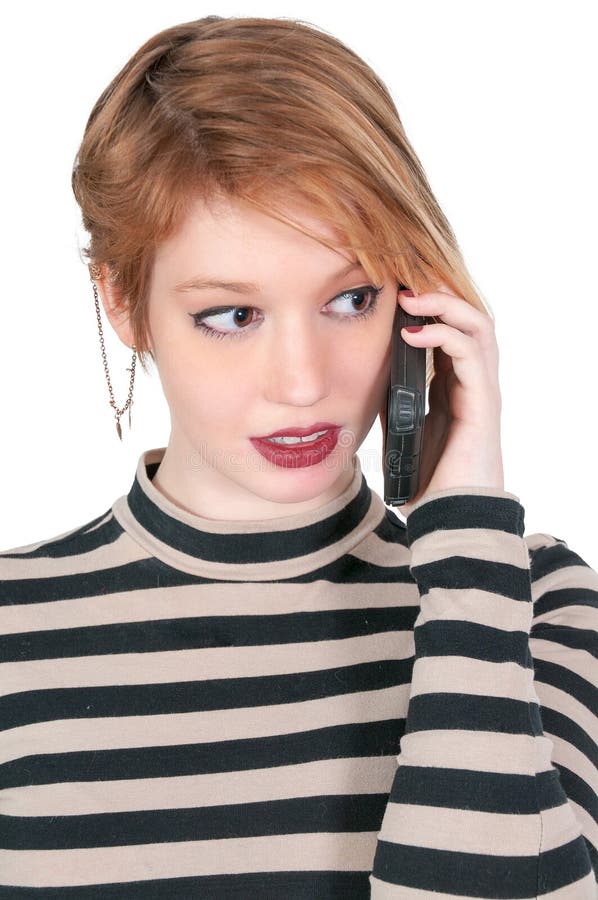 Woman on the Phone stock photo. Image of communications - 39048158