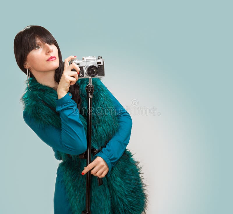 Woman photographer stock photo. Image of white, photographer - 38836712
