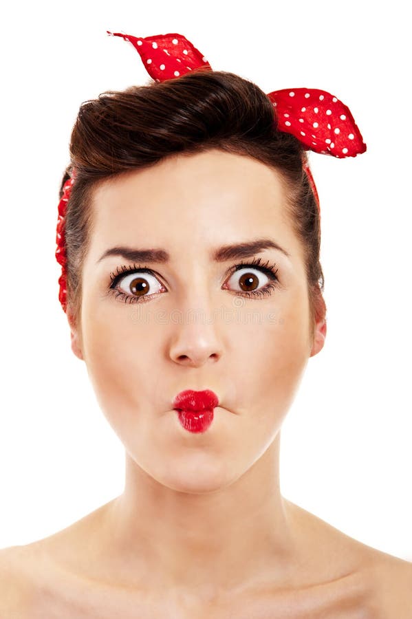 Woman in Pin-up style stock photo. Image of femininity - 29605278