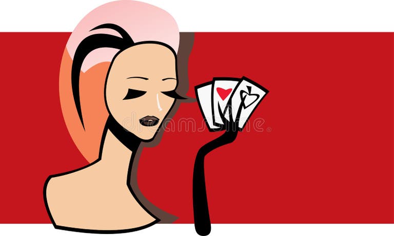 Woman Joker Playing Card Stock Illustrations – 48 Woman Joker Playing ...