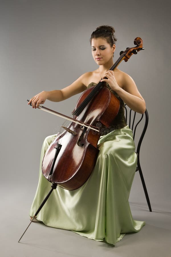 2+ Portrait attractive girl playing cello Free Stock Photos ...