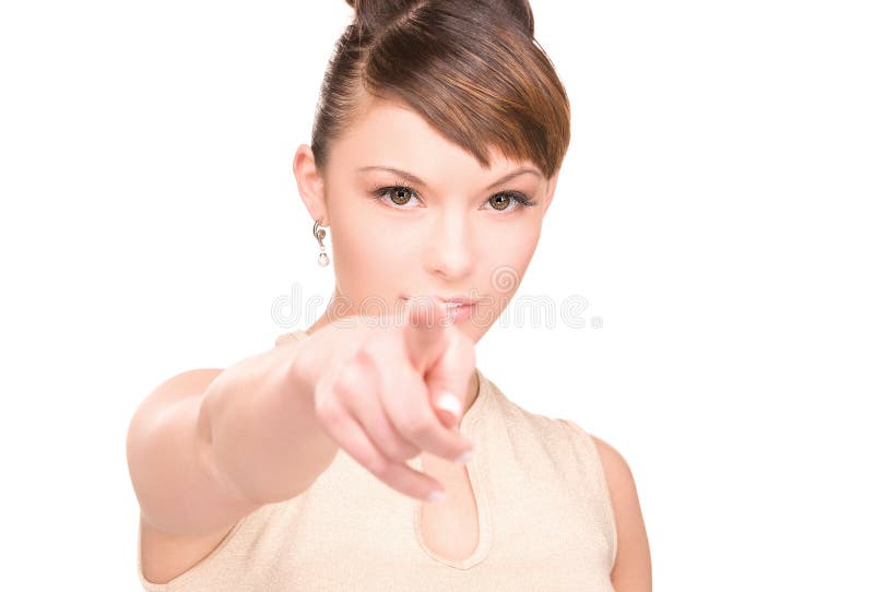 1,082 Woman Pointing Accusing Finger Girl Stock Photos - Free & Royalty ...