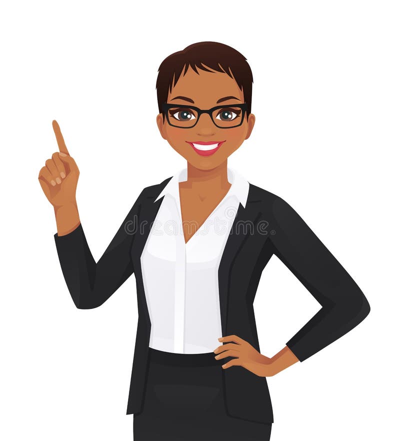 Person Pointing Up Clipart