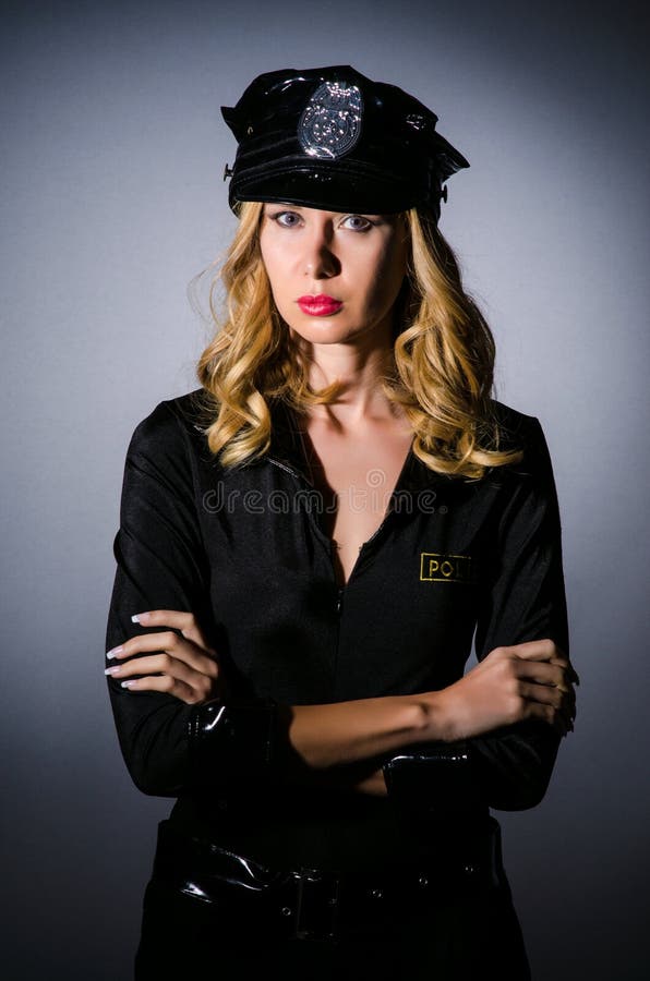 Woman police isolated stock image. Image of enforcement - 27047305